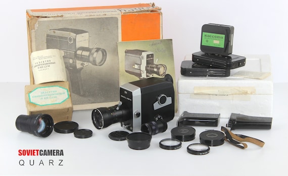 Visual Arts Cameras 1 Zoom 1,8/9-38 2 Lens METEOR 8M Soviet Film Cinema ...