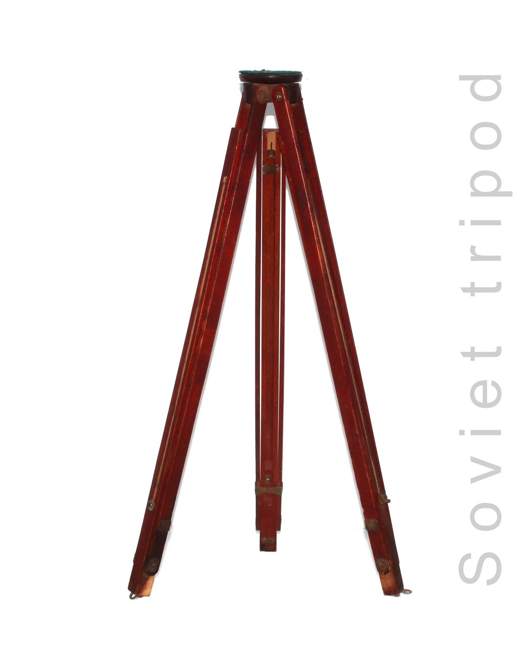 OLD Soviet Wooden Tripod Sliding Tripod Telescopic for Camera Vintage ...