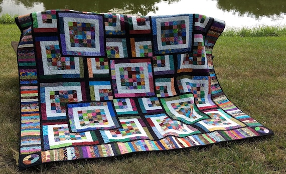 Floating Tiles PDF Modern Quilt Pattern - Etsy