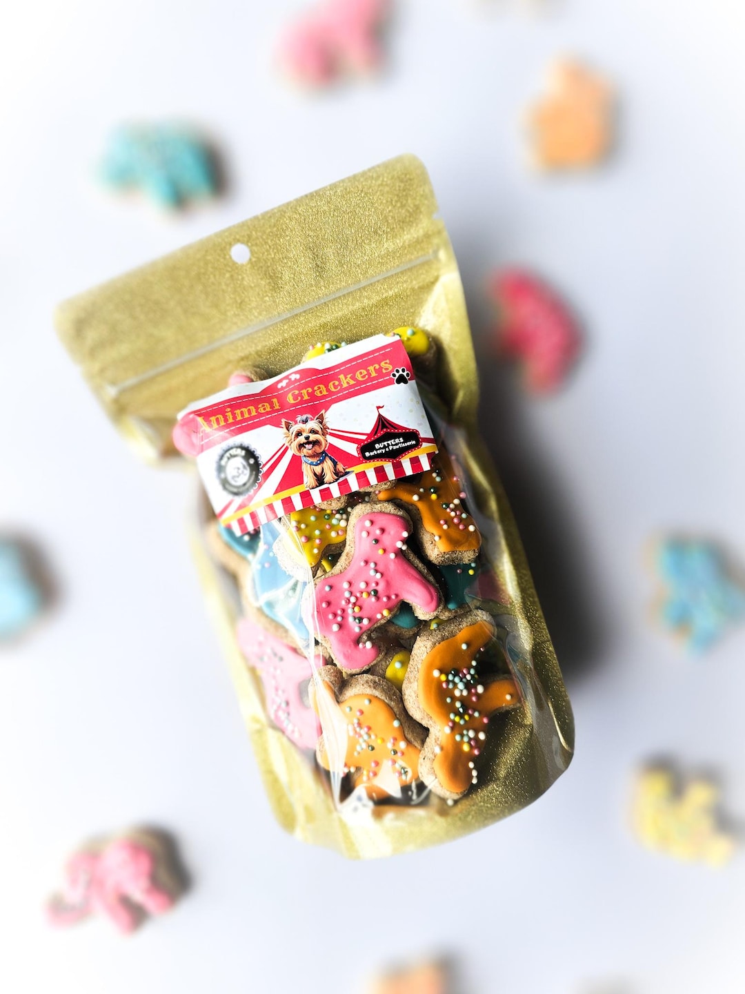 Circus Animal Cracker Dog Cookies - Circus Dog Treats - Etsy