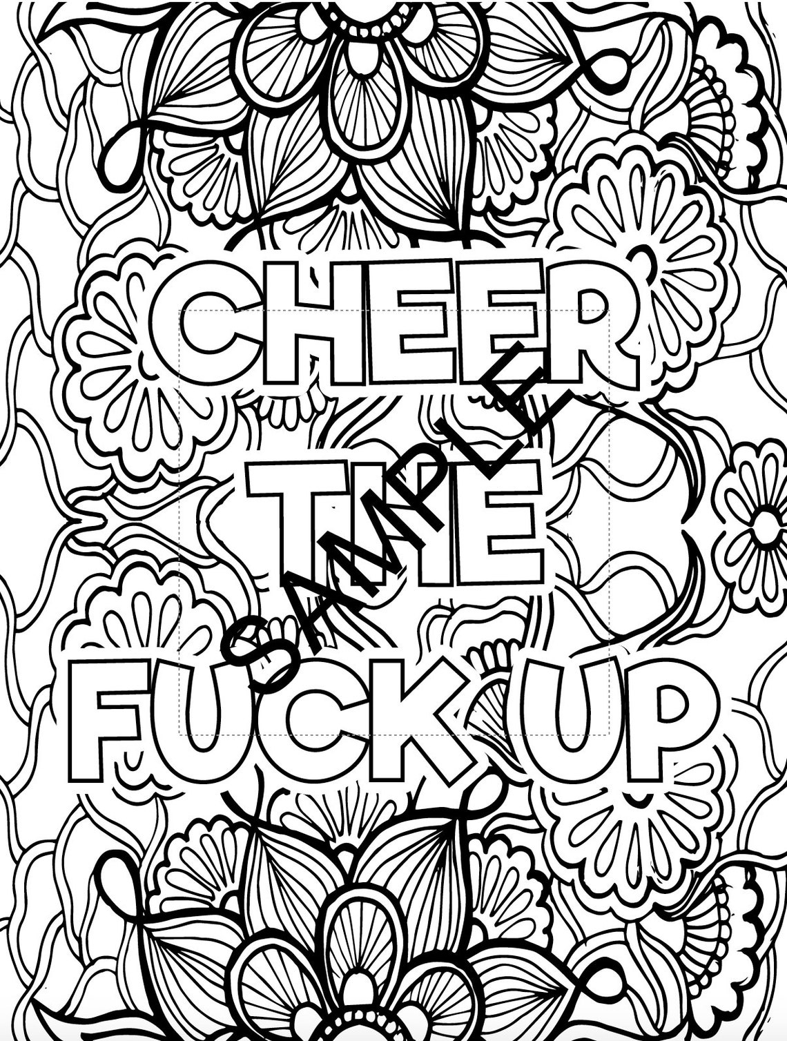 12 Inappropriate Adult Coloring Pages Ready to Download - Etsy