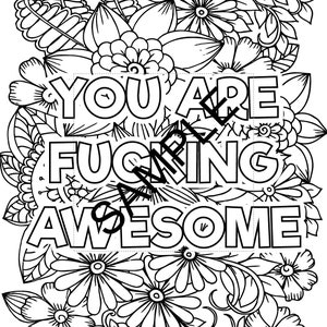 12 Inappropriate Adult Coloring Pages Ready to Download - Etsy