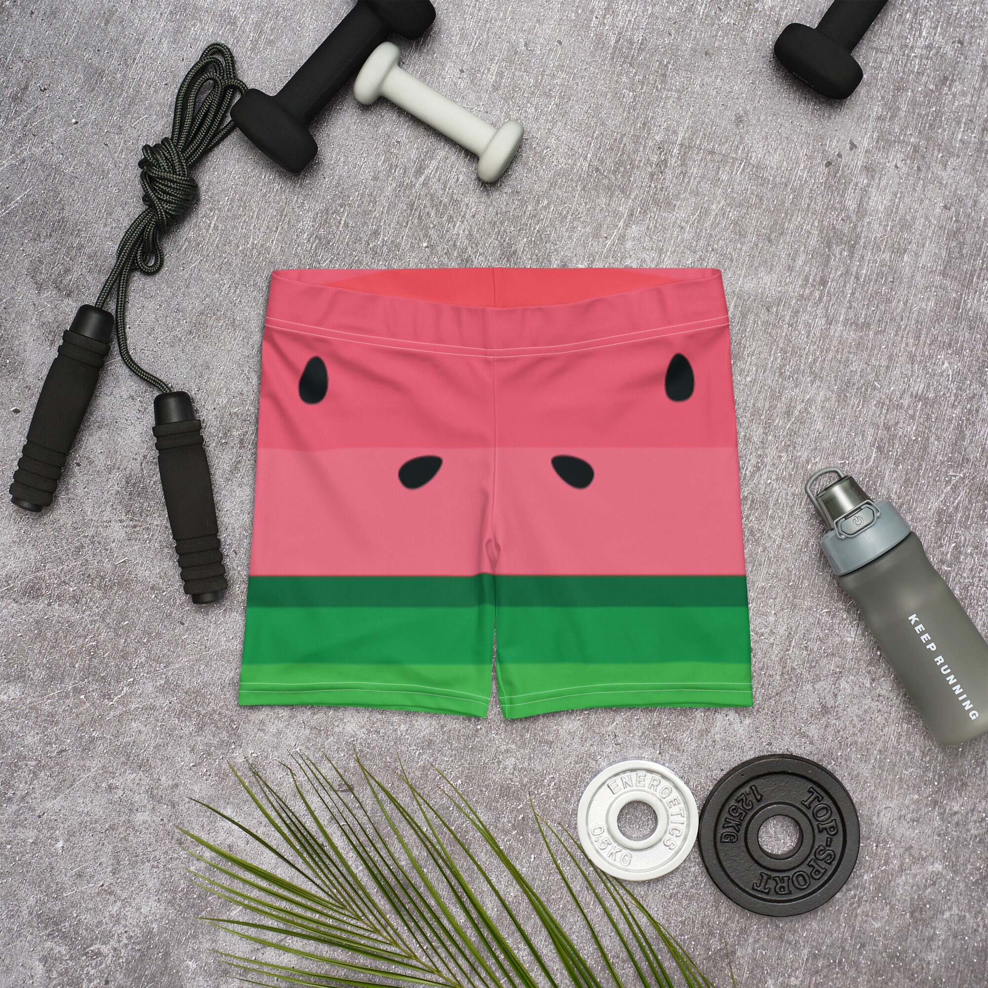 Watermelon Shorts Watermelon Spandex Shorts Watermelon Leggings Gym ...