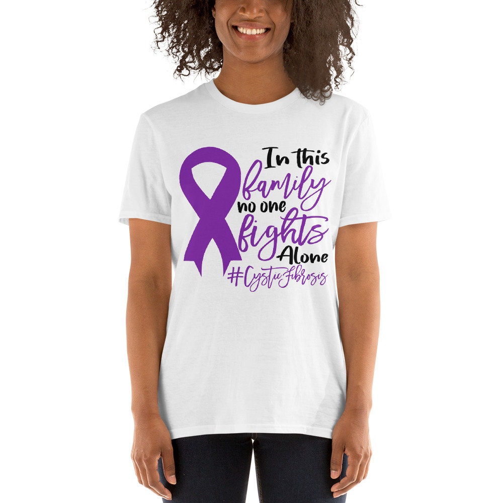 Cystic Fibrosis Awareness Shirt Cystic Fibrosis Short-sleeve Unisex T ...