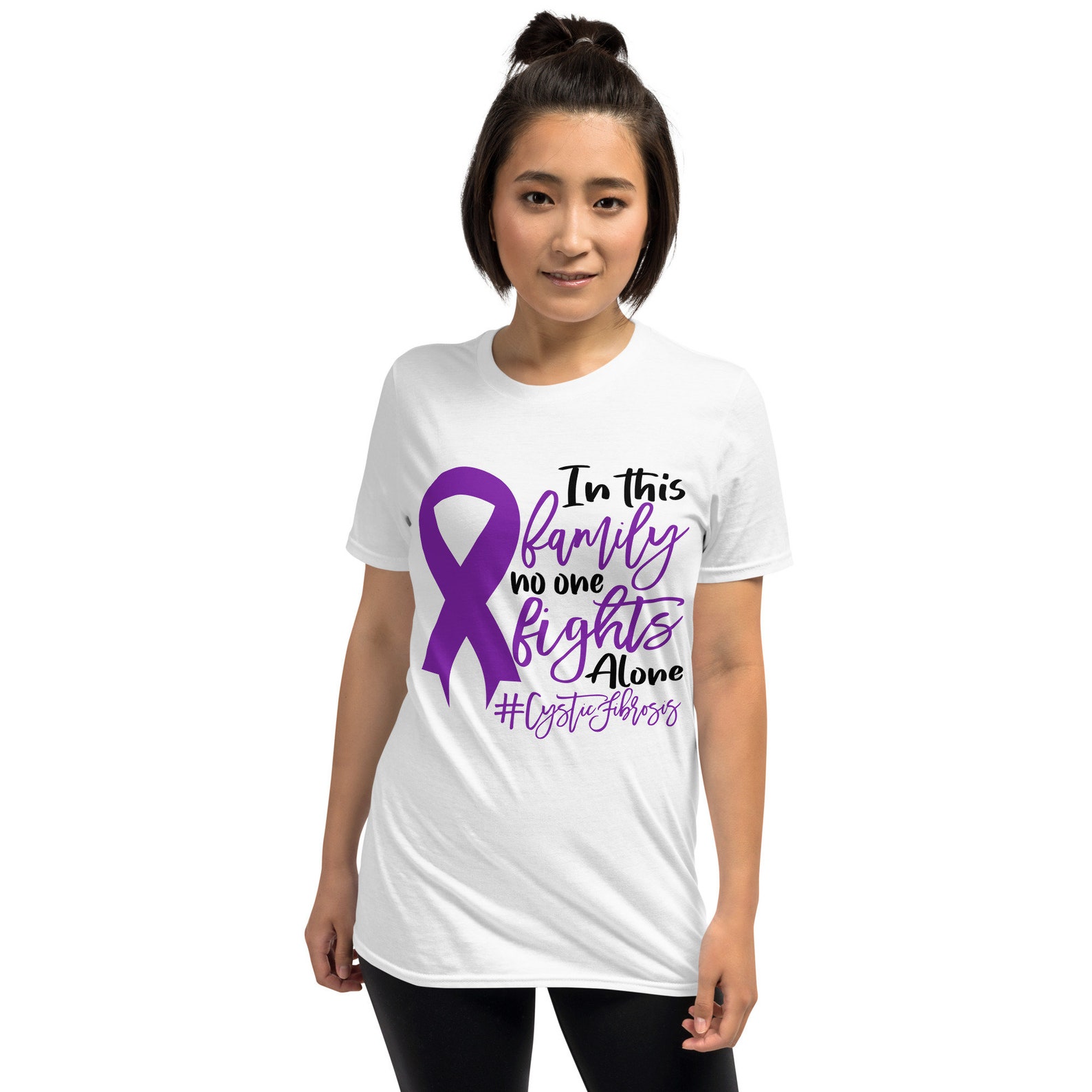 Cystic Fibrosis Awareness Shirt Cystic Fibrosis Short-sleeve Unisex T ...