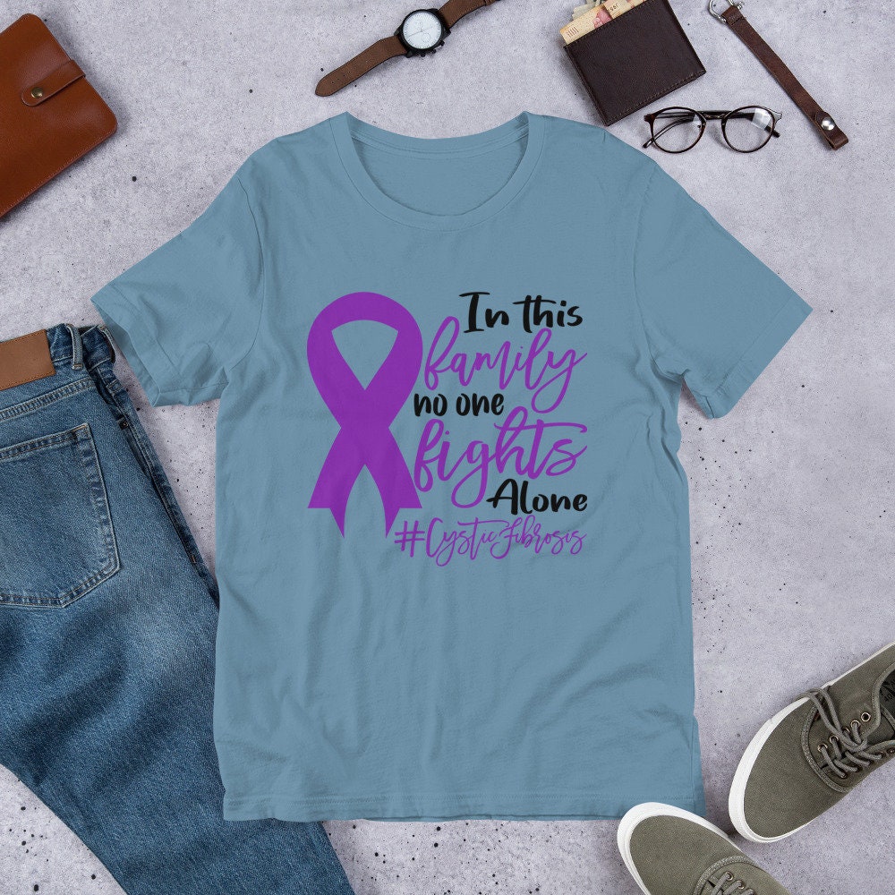 Cystic Fibrosis Awareness Shirt Cystic Fibrosis Short-sleeve Unisex T ...