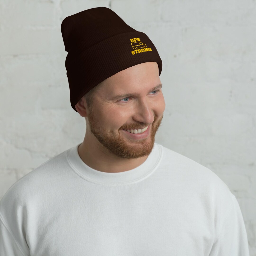 UPS Hat UPS Scully UPS Cuffed Beanie Ups Beannie Ups Winter Hat - Etsy