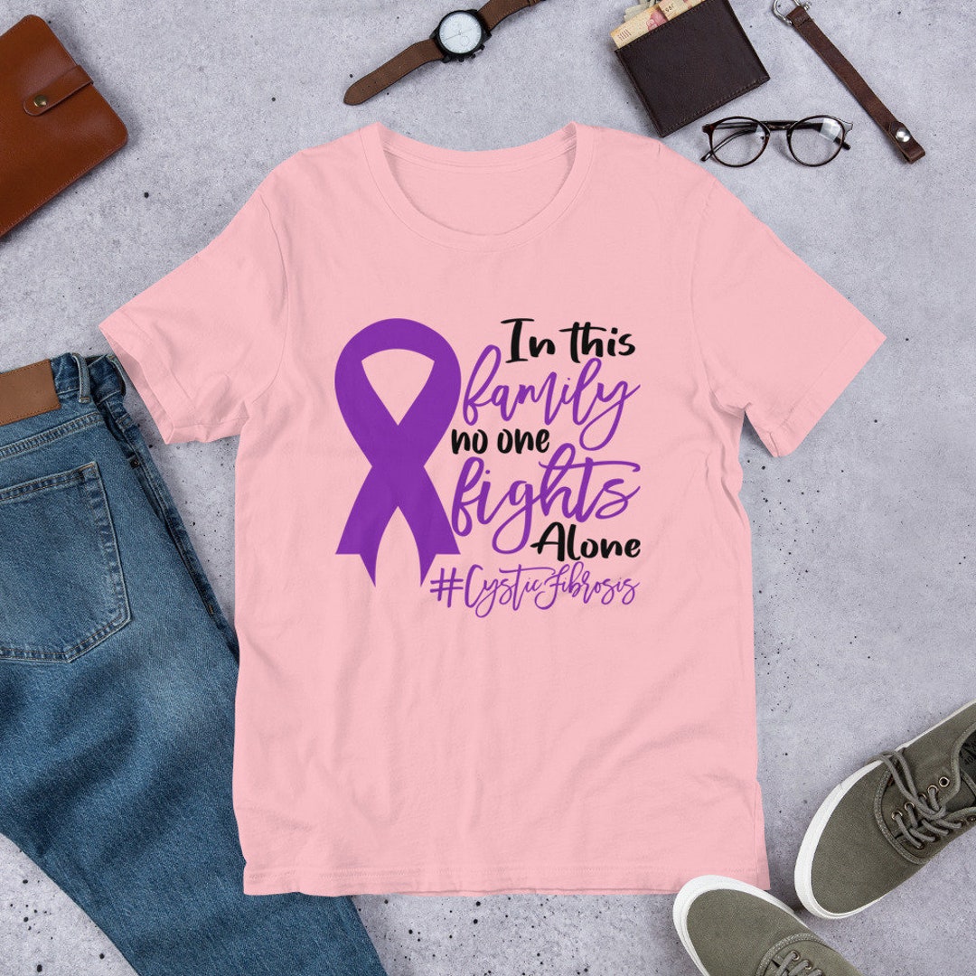 Cystic Fibrosis Awareness Shirt Cystic Fibrosis Short-sleeve Unisex T ...