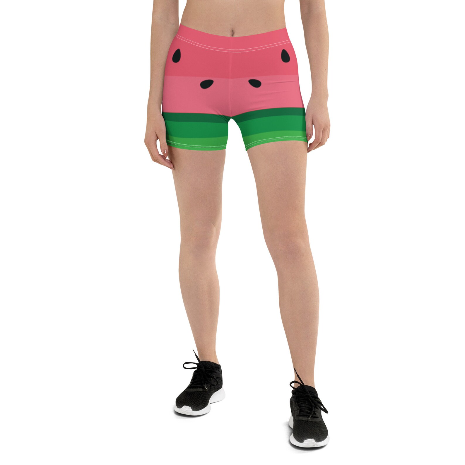Watermelon Shorts Watermelon Spandex Shorts Watermelon Leggings Gym ...