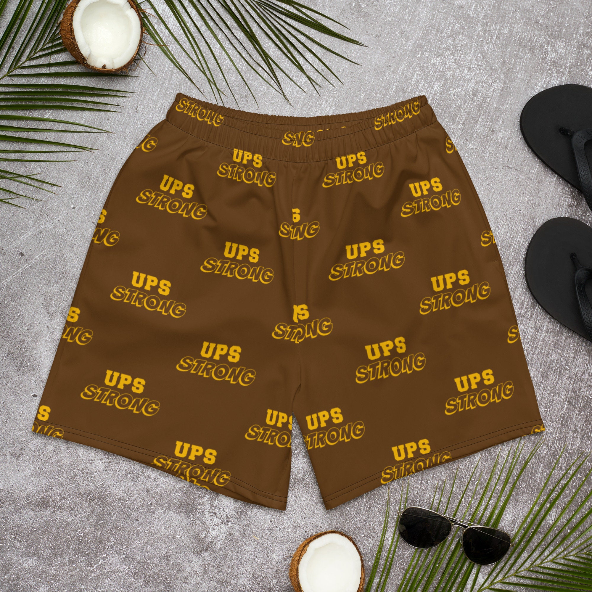 Men's UPS Shorts Men's Recycled Athletic Shorts UPS Gift Shorts for UPS ...