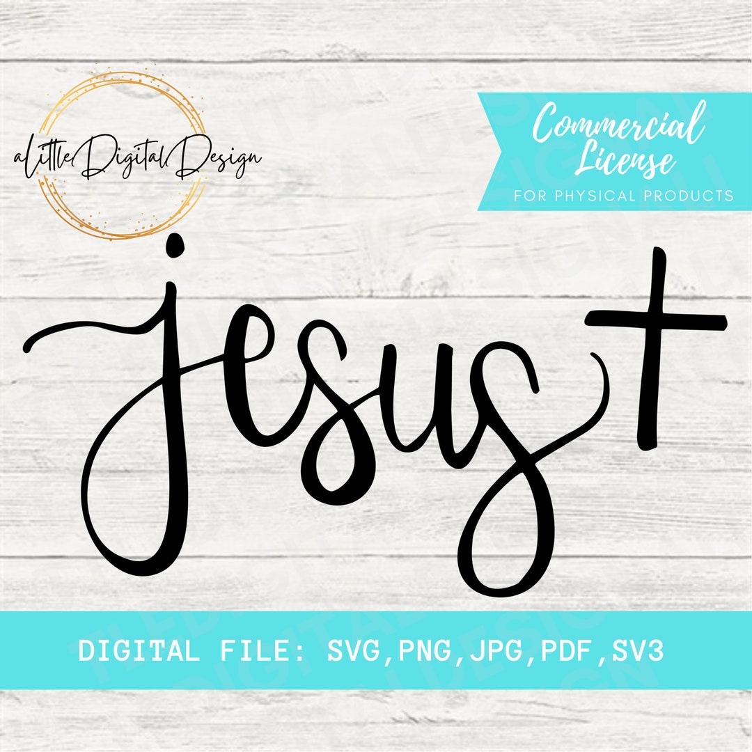 Jesus SVG, Christian Svg, Faith Svg, Religious Svg, Jesus Svg, Cross ...