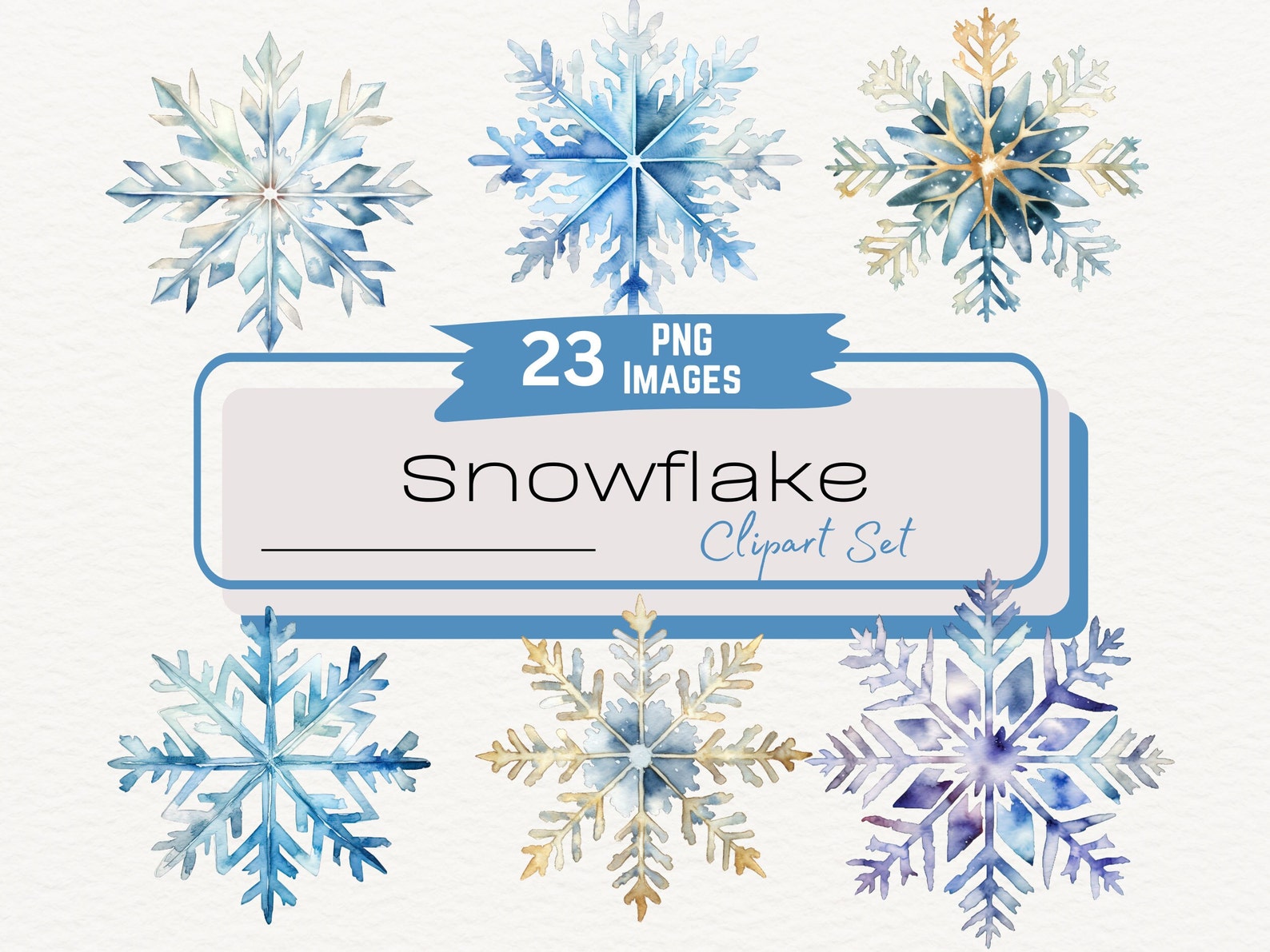 23 Winter Snowflake Clipart, Commercial Use, Snowflake Clipart PNG ...