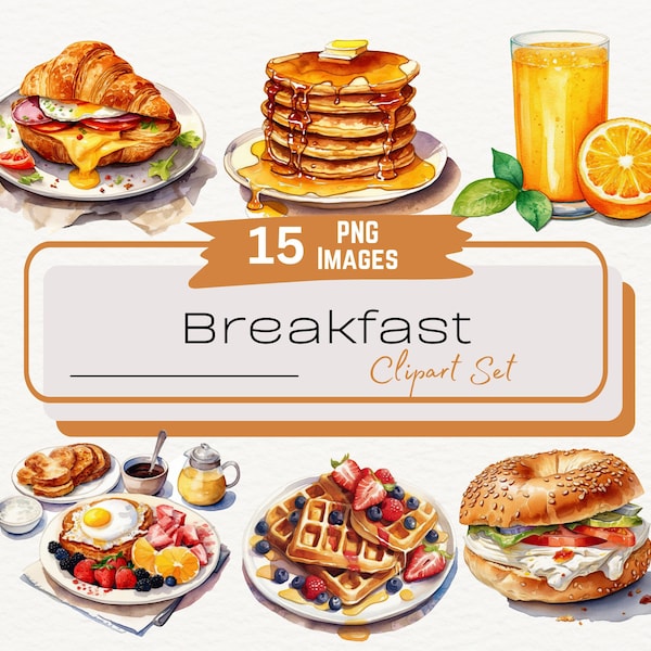 Breakfast Food - Etsy