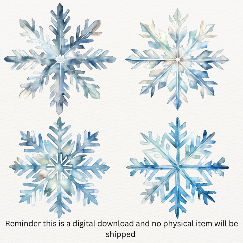 23 Winter Snowflake Clipart, Commercial Use, Snowflake Clipart PNG ...