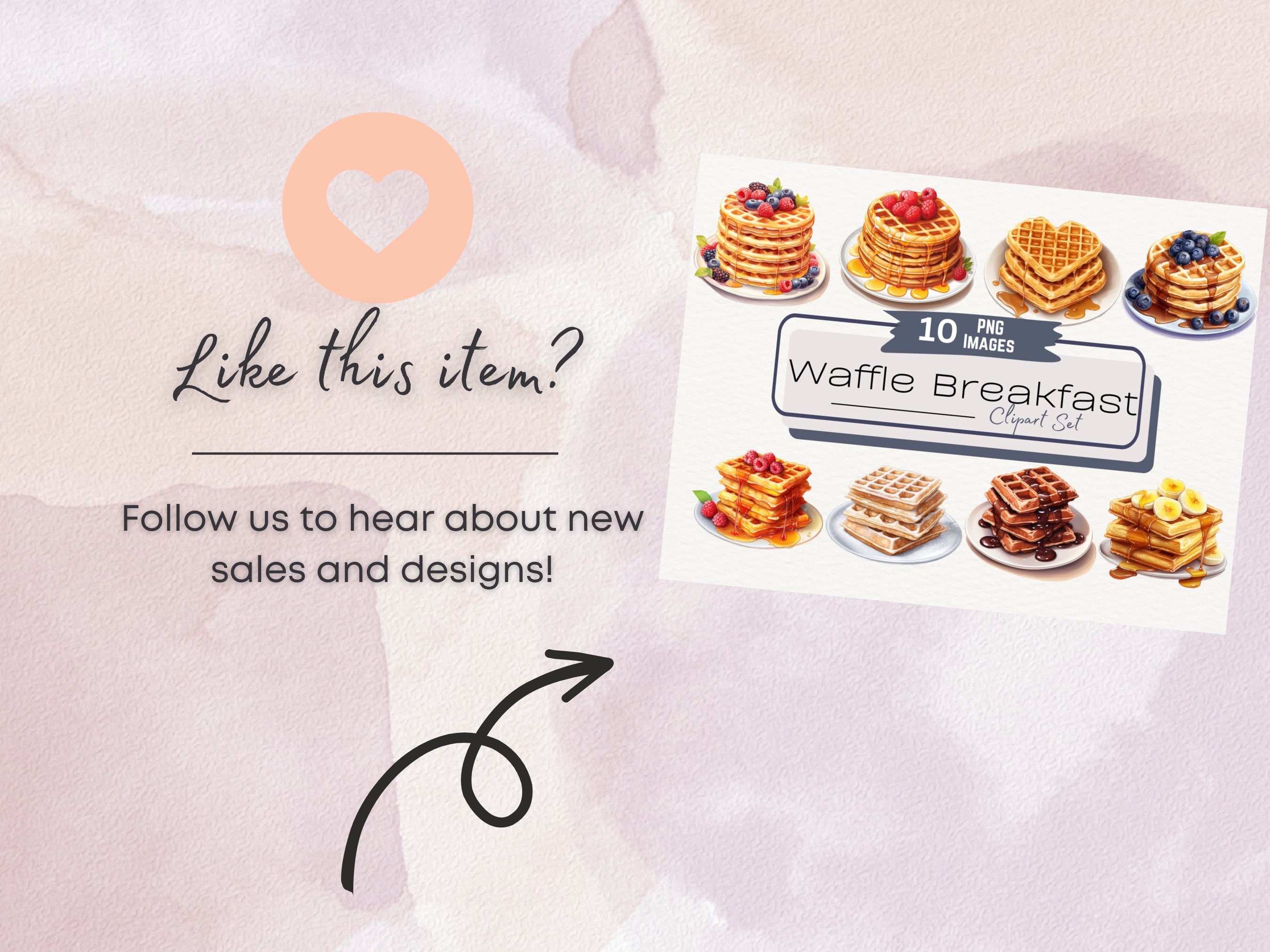 Watercolor Pancake Breakfast Clipart Bundle, Fruit Pancake Stack ...