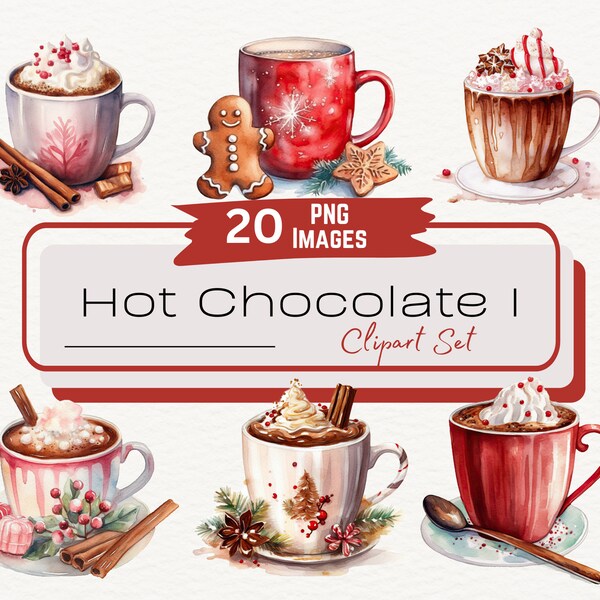 Hot Chocolate Bar Clipart - Etsy