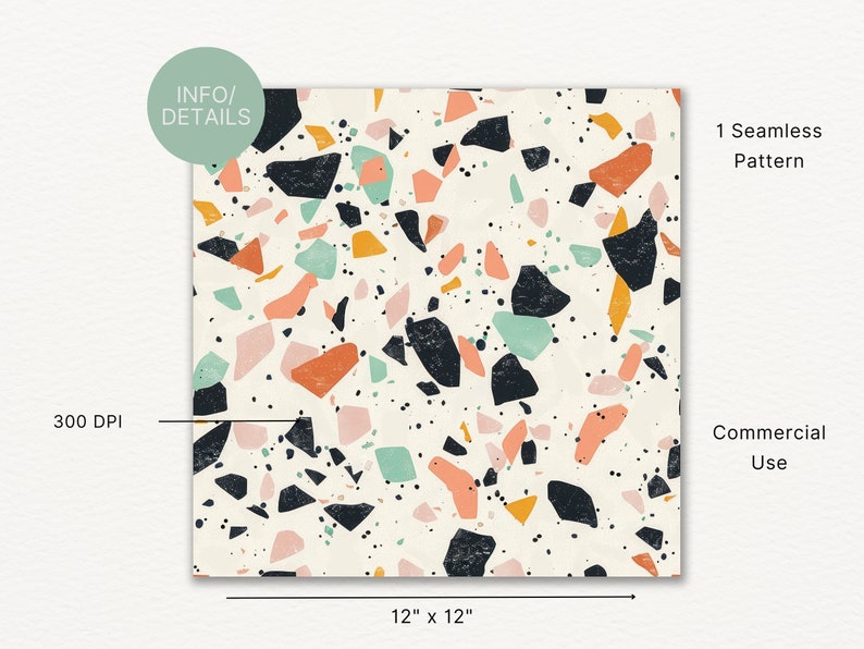 Pastel Marble Texture Seamless Digital Pattern, Terracotta Stone ...