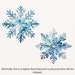 23 Winter Snowflake Clipart, Commercial Use, Snowflake Clipart PNG ...