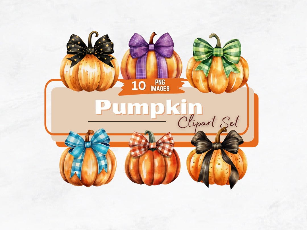 Fall Pumpkin Watercolor Clipart PNG, Transparent Seasonal Pumpkin ...