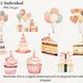 Watercolor Cute Pastel Birthday Party Clipart Bundle, Birthday Cake ...