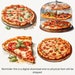Pizza Party Watercolor Clipart Set, Food Clipart, Pizza Illustration ...