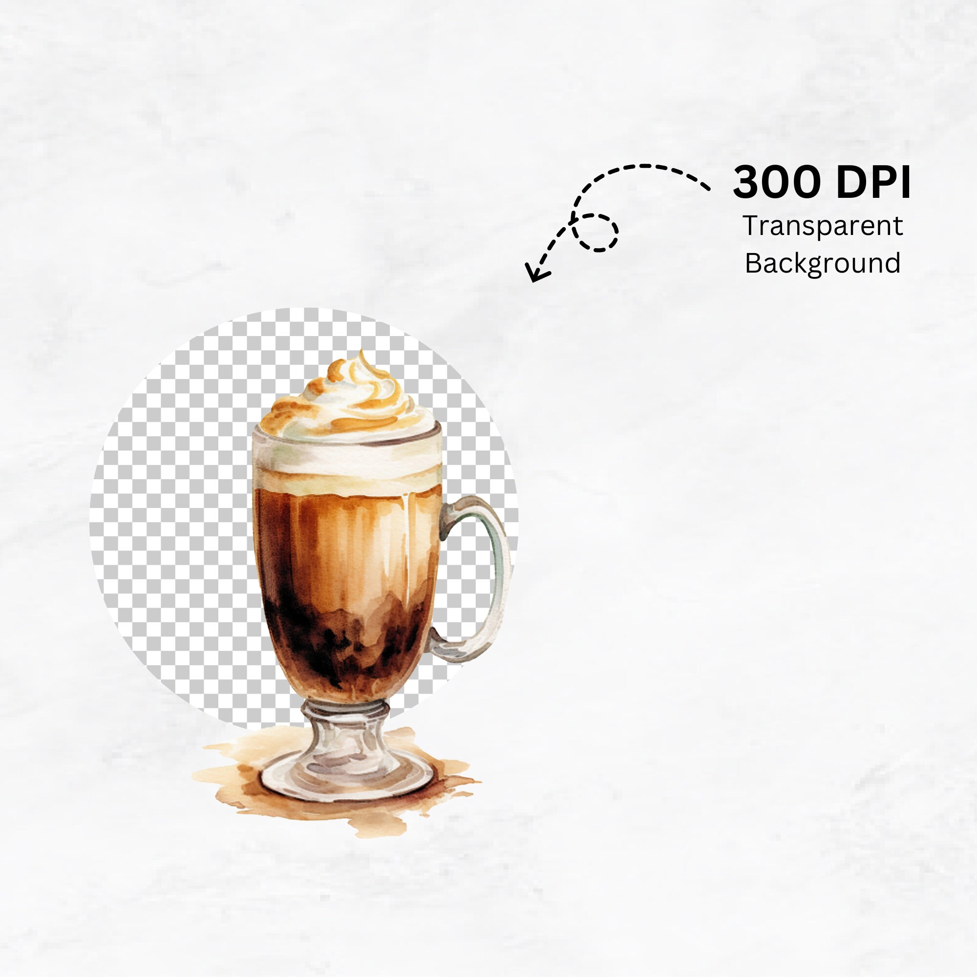 Coffee Watercolor Clipart Bundle, Cozy Coffee Mug Art, Iced Coffee ...