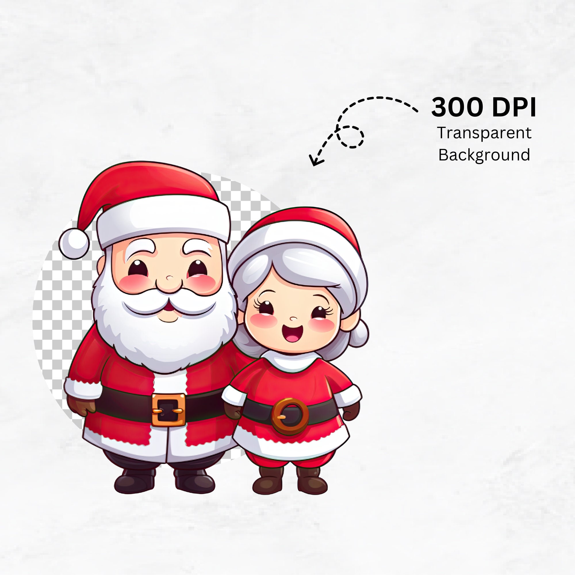 Cute Christmas Holiday Clipart Set, 30 Kawaii Christmas Clipart ...