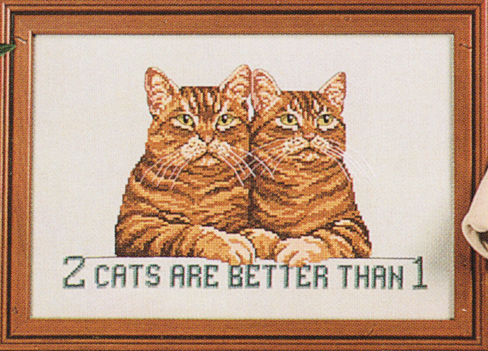 Cats Cross Stitch Pattern PDF Vintage Cat Embroidery Instant Download ...