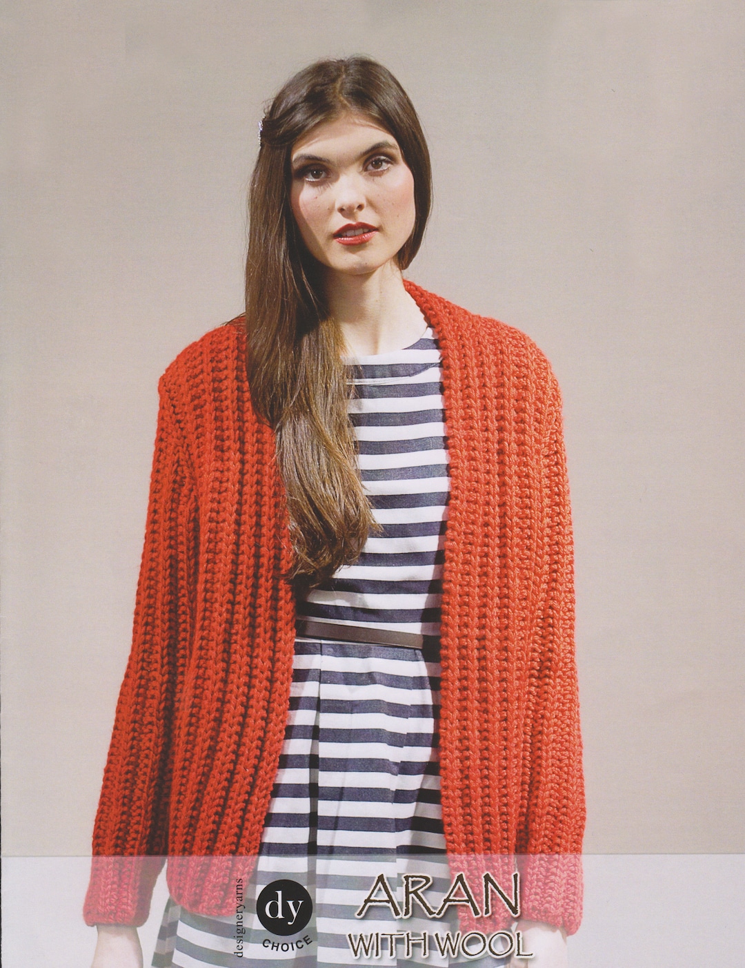Womens Rib Cardigan Knitting Pattern Ladies Jacket Pdf Instant Download ...