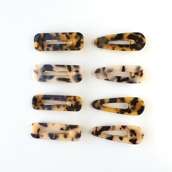 Tortoise Hair Clip - Etsy