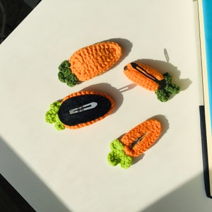 Carrot Knitting Hair Clips Hair Barrettes Hair Clip Pin | Etsy