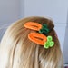 Carrot Knitting Hair Clips Hair Barrettes Hair Clip Pin Hair ...