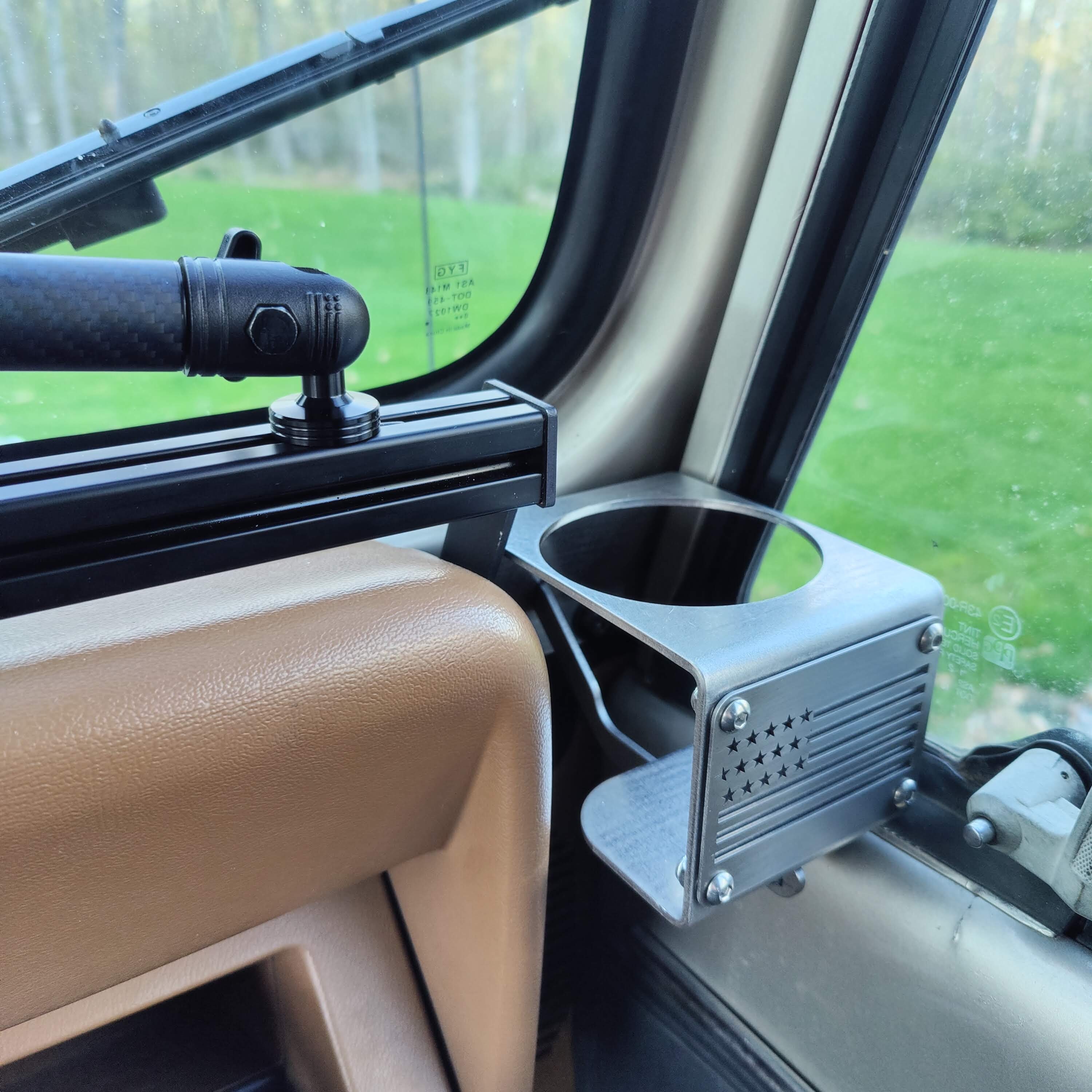 Dash Accessory Mount for Jeep Wrangler YJ, BLACK, Cell Phone Gopro GPS ...