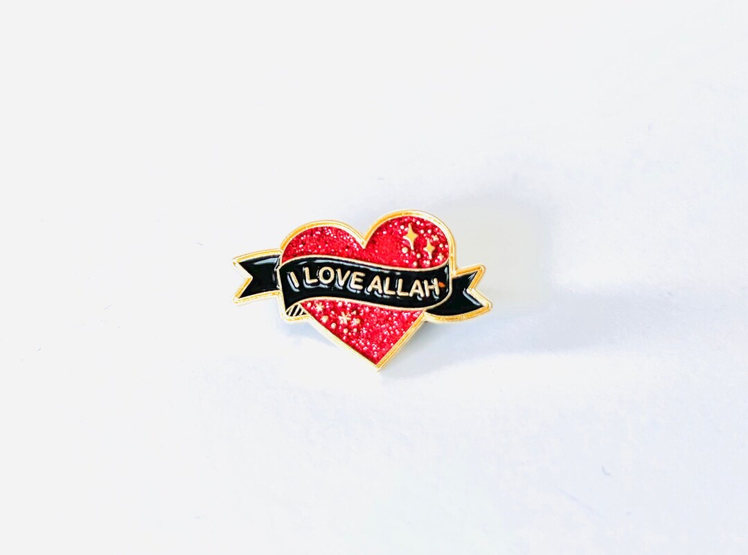 Muslim Enamel Pins Love Allah Eid Gifts Pin Eid Party Favor Eid Goodie ...