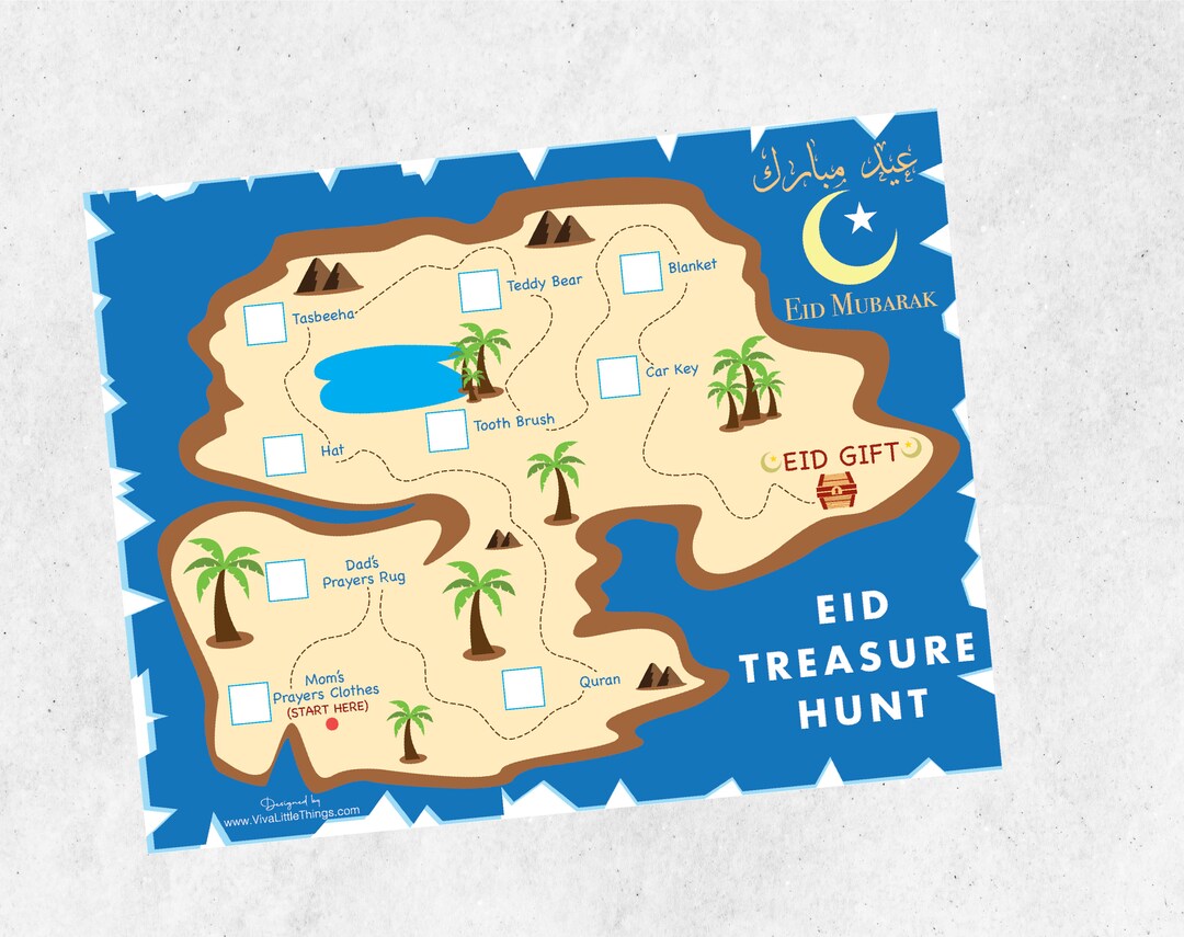 Eid Scavenger Hunt Activity Printable Activity Islamic Activity ...