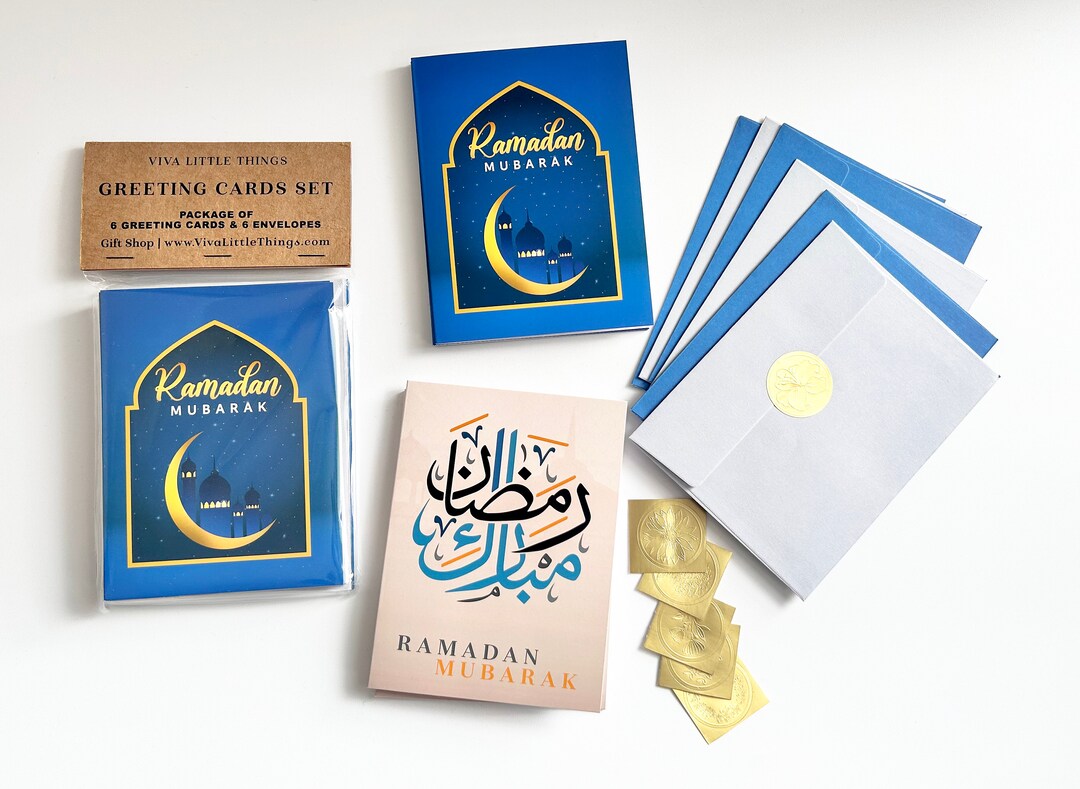 Ramadan Mubarak Greeting Cards Ramadan Greeting Cards Eid Greeting ...