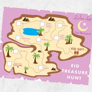 Eid Scavenger Hunt Activity Printable Activity Islamic Activity ...