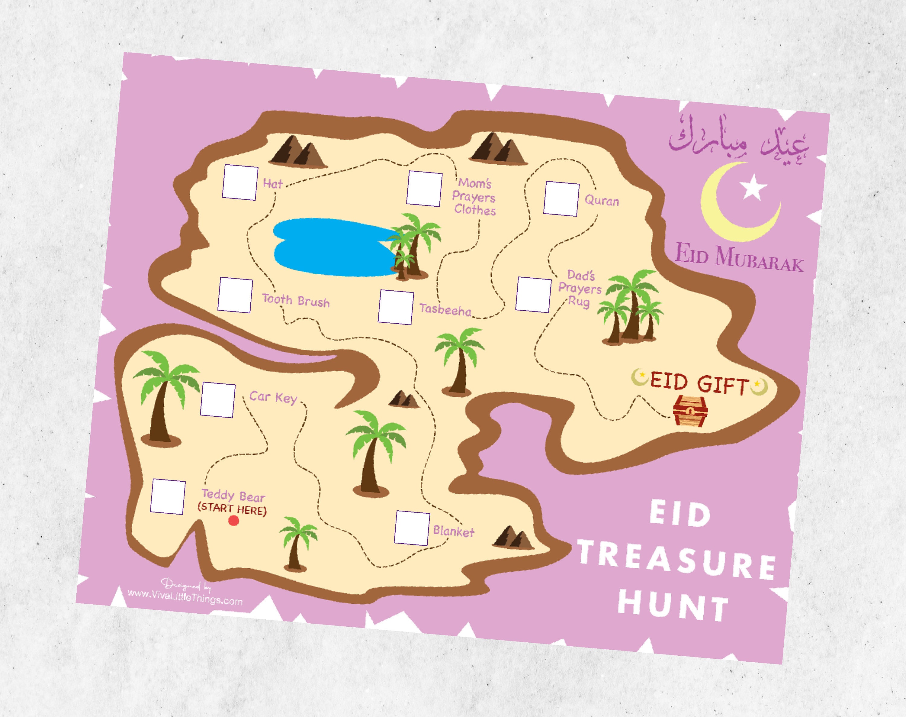 Eid Scavenger Hunt Activity Printable Activity Islamic Activity ...