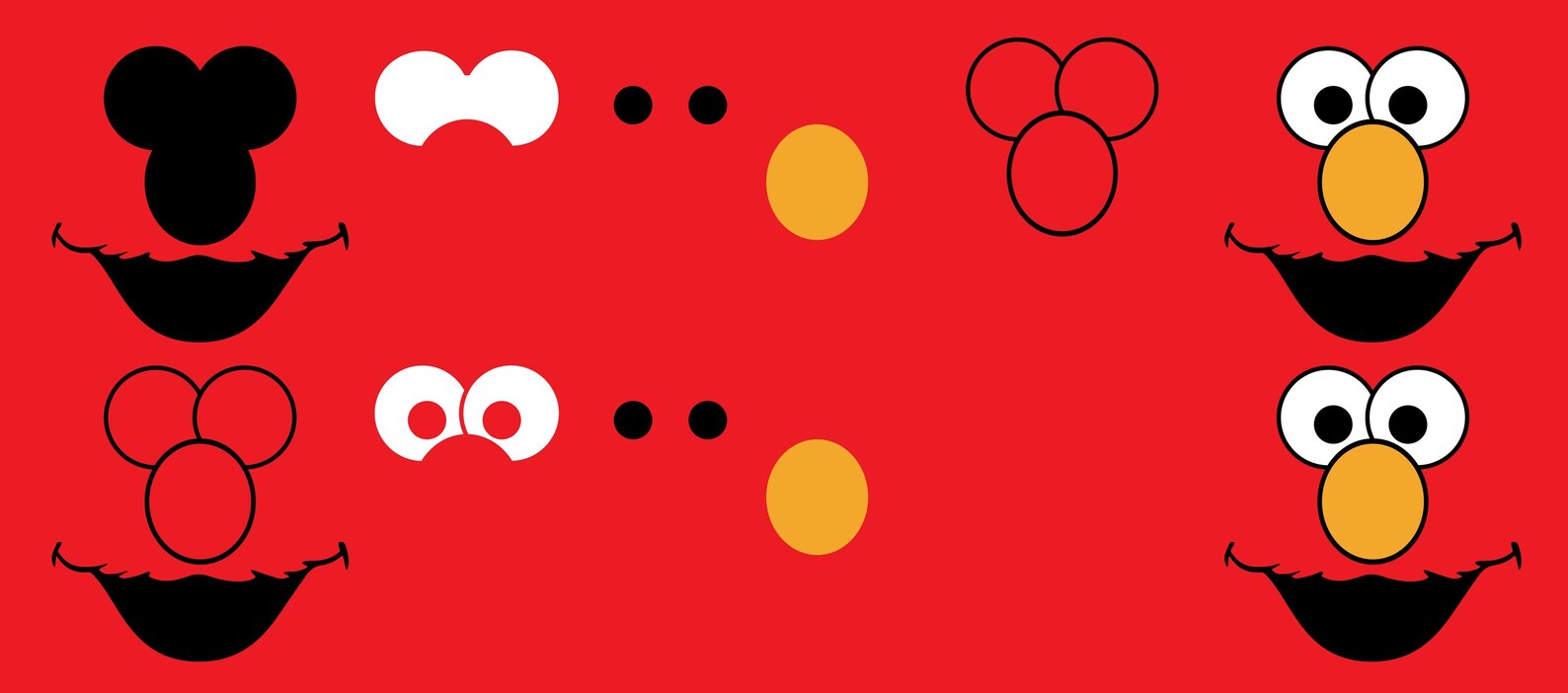 Red Puppet Face SVG: Street Character Layered Design (digital Download ...