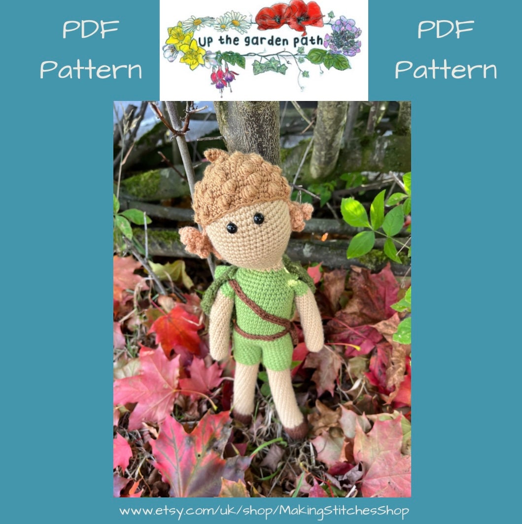 Downloadable Amigurumi Crochet Pattern for Oakley the Acorn Tree Sprite ...
