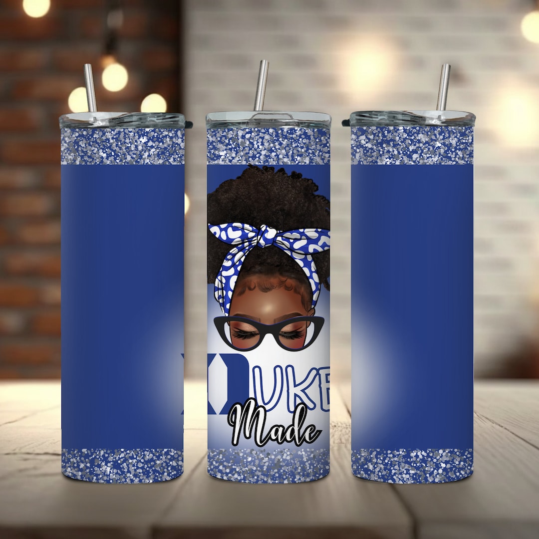 Duke Made, College, Black Girl, 20oz, Insulated Tumbler, College Girl ...