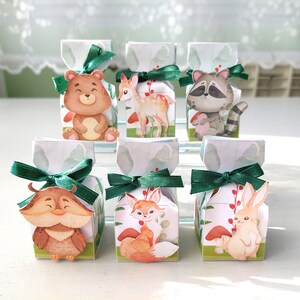 Favour Box Printable Template, Party Box, Favor Box, Children Birthday ...