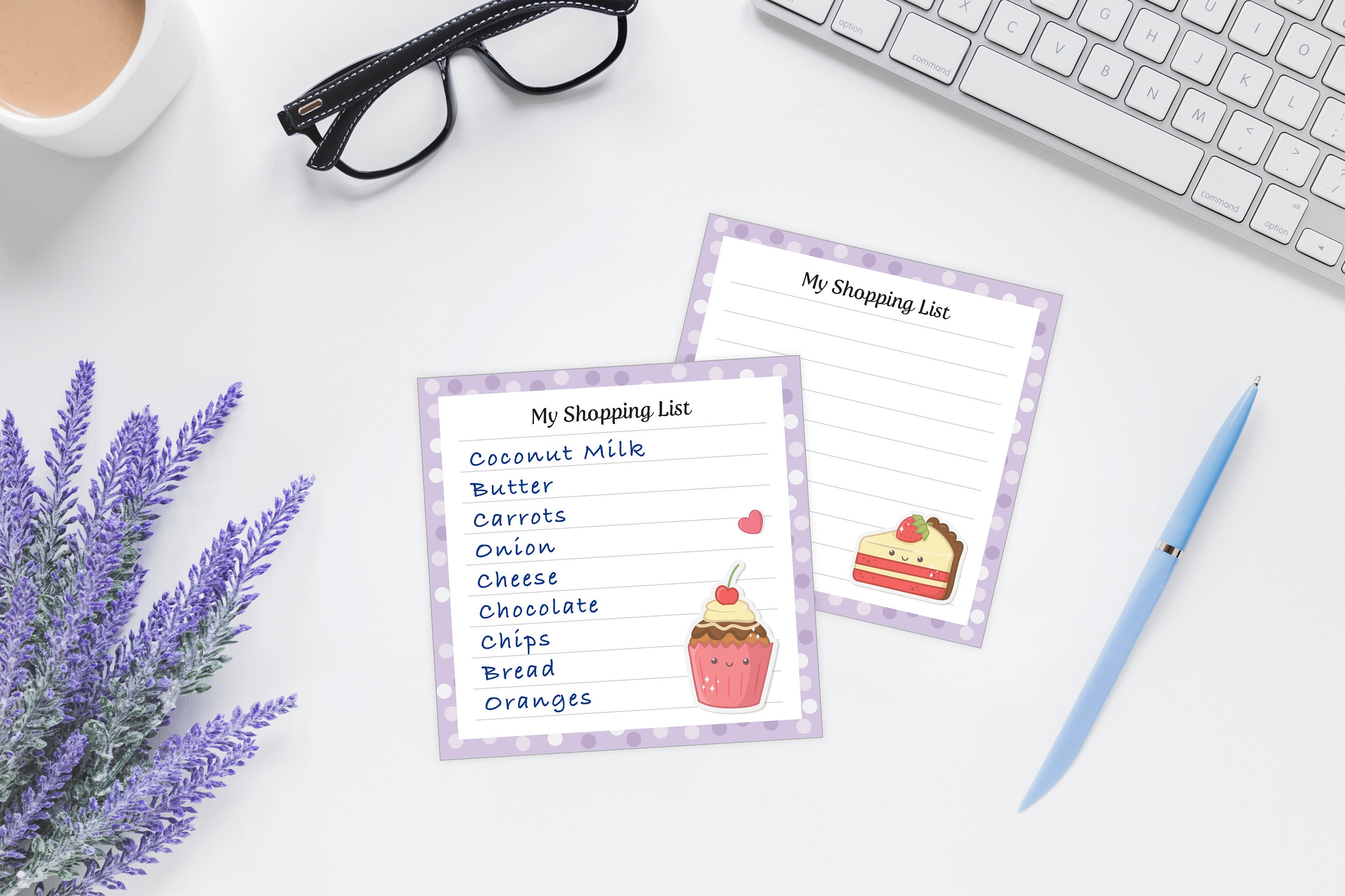 Printable Shopping List Printable Grocery List Printable Notes 3 in by ...