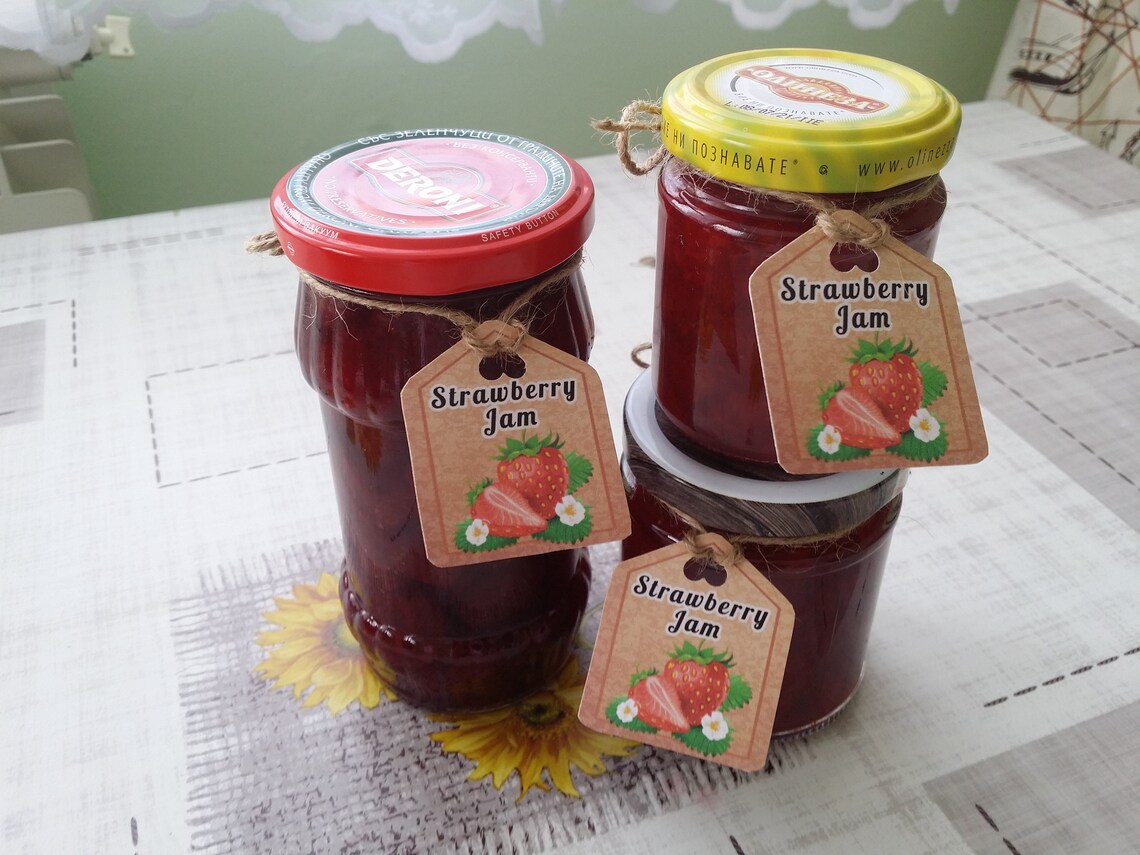 Printable Jam Tags Printable Jam Labels for Your Homemade Jam PDF ...