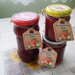 Printable Jam Tags - Printable Jam Labels for Your Homemade Jam - PDF ...