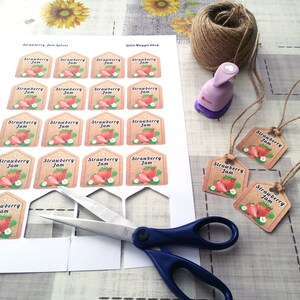 Printable Jam Tags - Printable Jam Labels for Your Homemade Jam - PDF ...