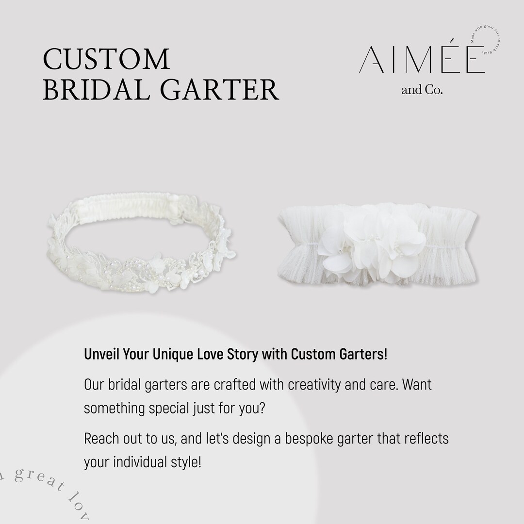 Make Your Own Wedding Garter, Custom Bridal Garter, Unique Wedding Garter, Bride Garter, Wedding ...