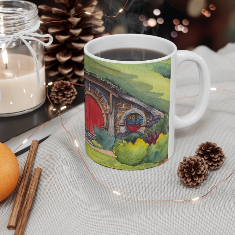 Brandybuck Hobbit Home White Ceramic Mug, 11oz - Etsy
