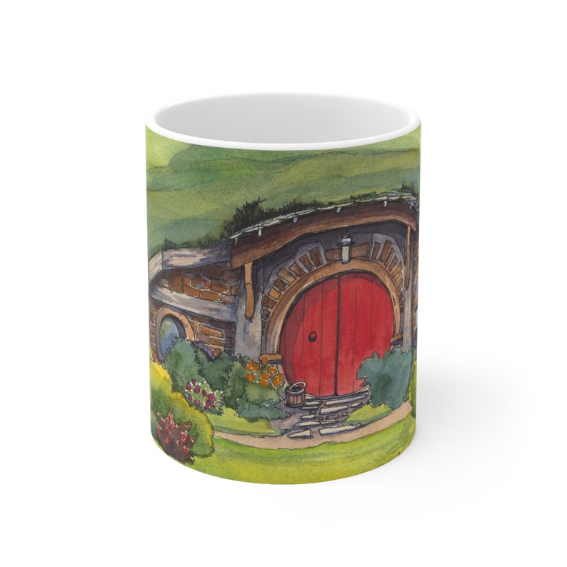 Brandybuck Hobbit Home White Ceramic Mug, 11oz - Etsy