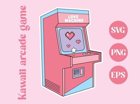 Kawaii Arcade Game Clip Art Kawaii SVG Digital - Etsy UK